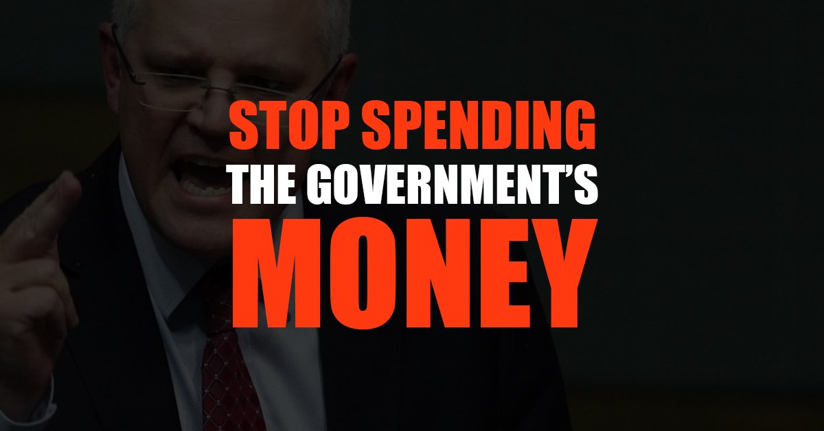 STOP SPENDING THE GOVERNMENT’S MONEY! (IT’S NOT YOURS) - Trade Business ...